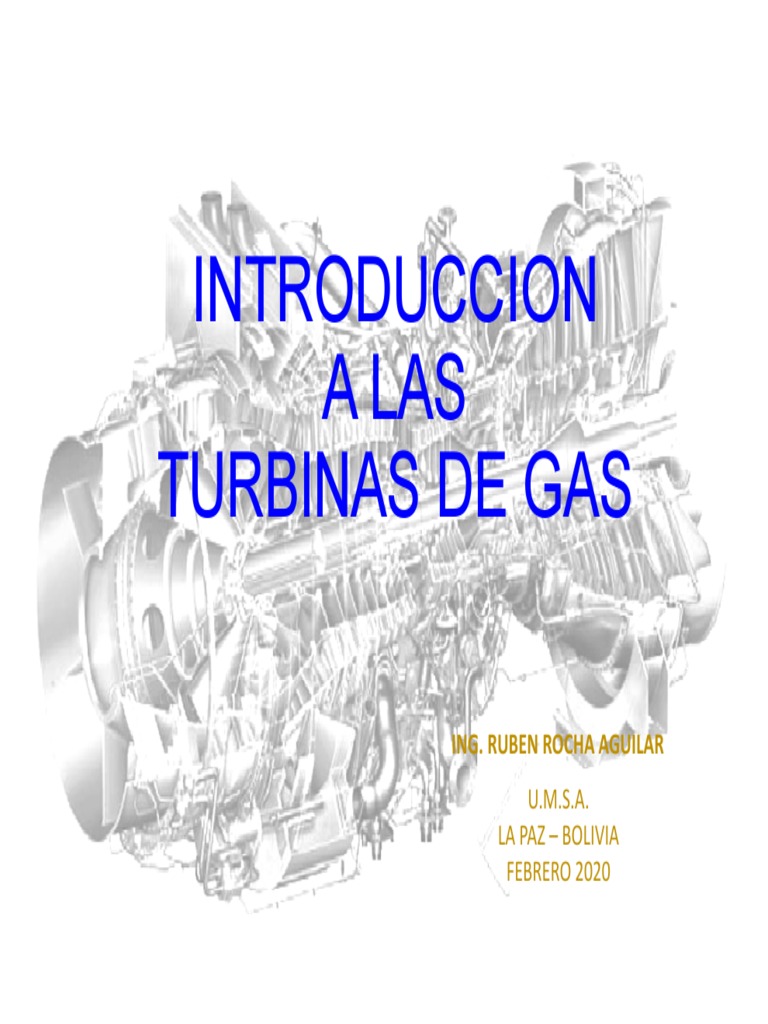 Introduccion A Las Turbinas de Gas | PDF | Turbina | Tecnología energética