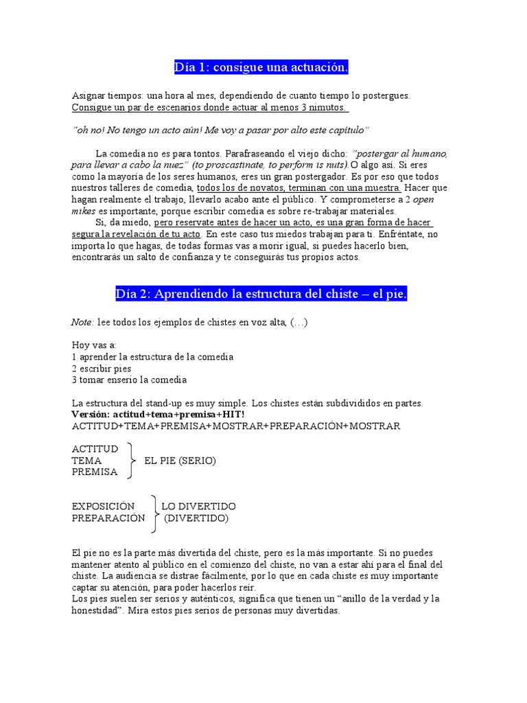 The Commedy Bible - Judy Carter | PDF | Chistes | Verdad