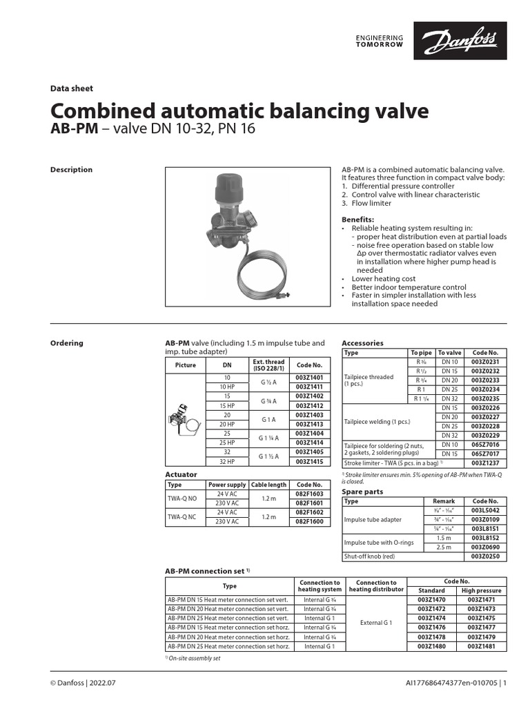 AI177686474377en 010705 | PDF | Pipe (Fluid Conveyance) | Valve