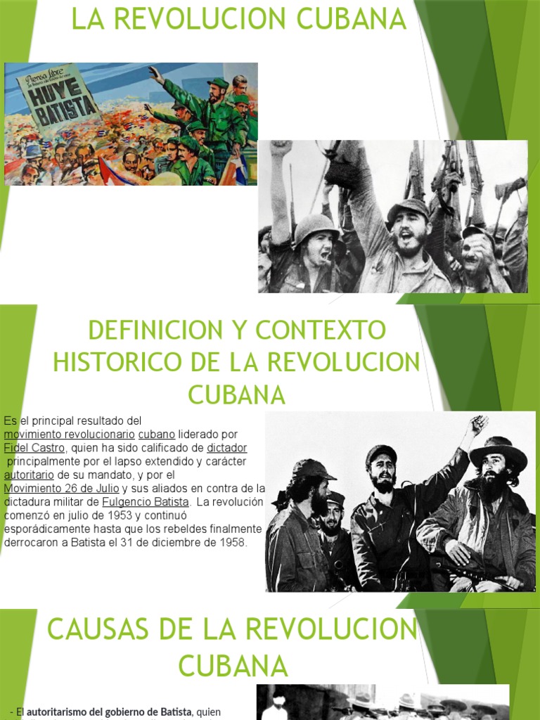 La Revolucion Cubana | PDF | Fidel Castro | Revolución cubana