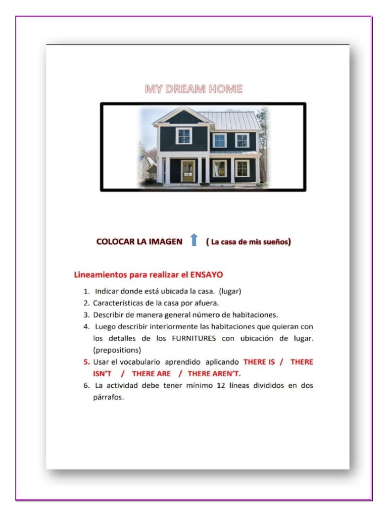 La Casa de Mis Sueños! | PDF