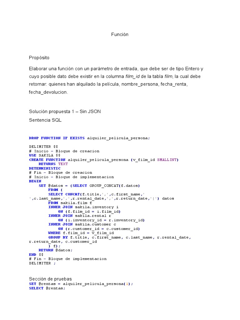 Funciones Y Triggers | PDF | SQL | Programación de computadoras Funciones Y Triggers | PDF | SQL | Programación de computadoras