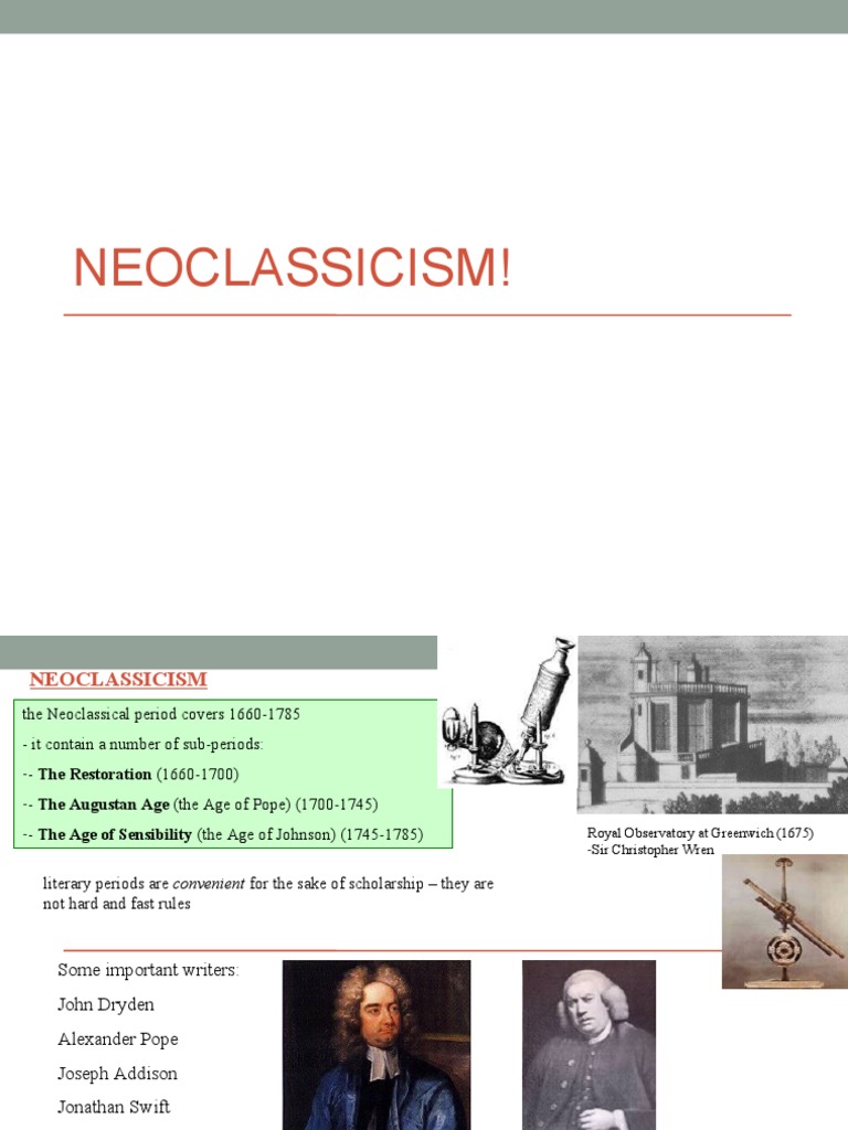 English Neoclassicism | PDF | Alexander Pope | Classicism