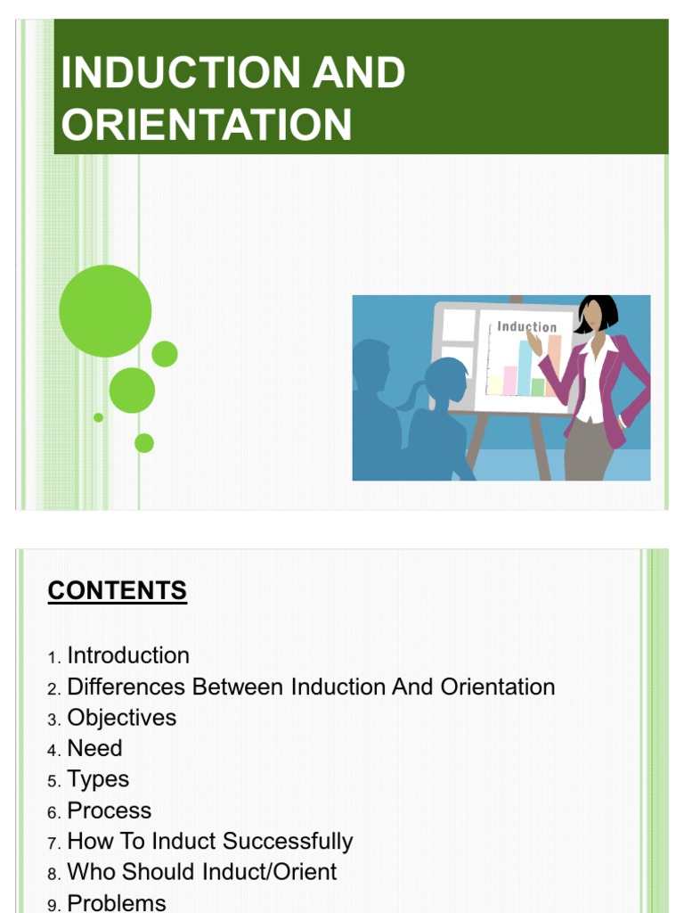 Induction and Orientation