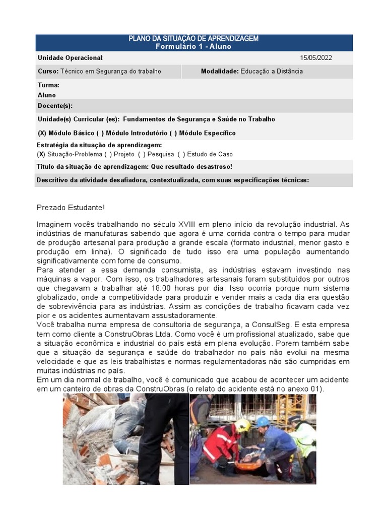 SAP - 01 Fundamentos SST - TST 1 - Abcdpdf - PDF - para - Word | PDF | Aprendizado