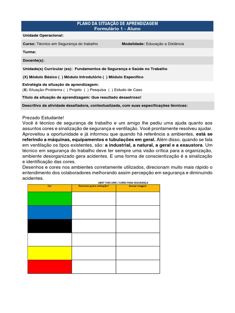 SAP - 03 Fundamentos SST - TST 3 | PDF | Aprendizado | Imagem