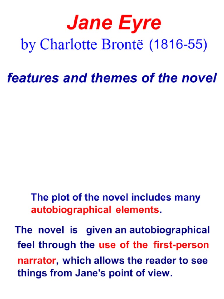 Jane Eyre Features and Themes 1 | PDF