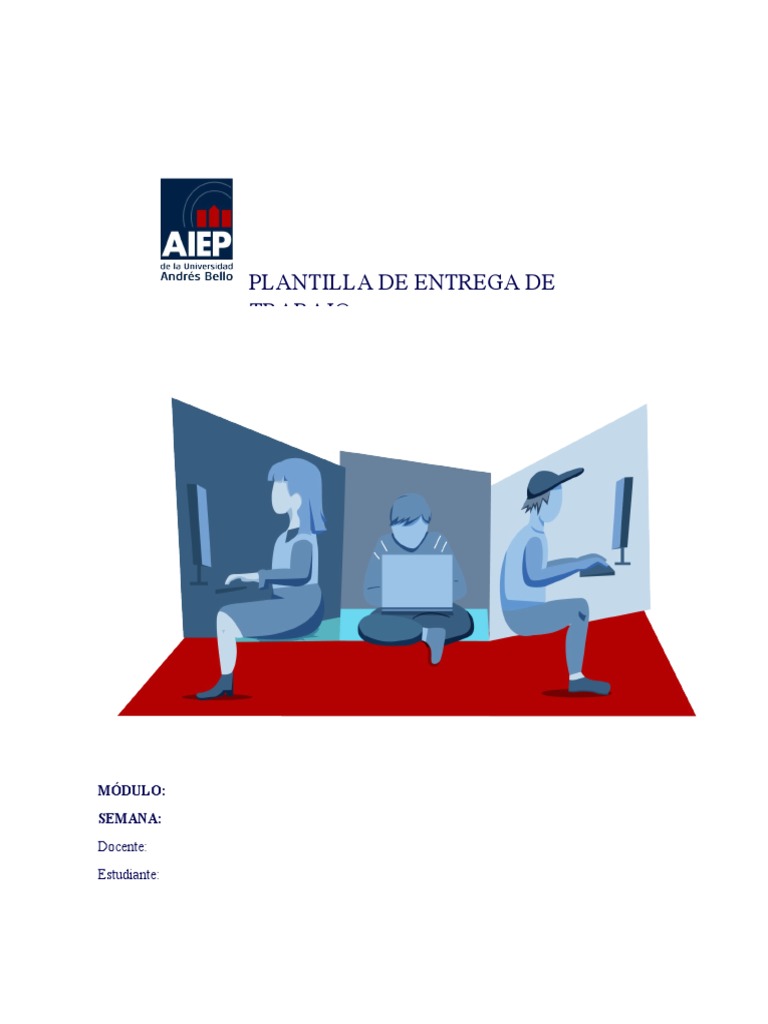 Plantilla Trabajo-AIEP | PDF