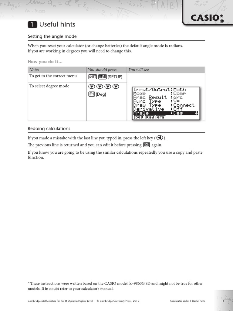 Calculator Skills - Casio | PDF | Probability Distribution | Equations