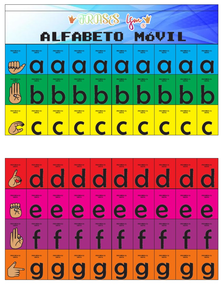 Alfabeto Móvil | PDF