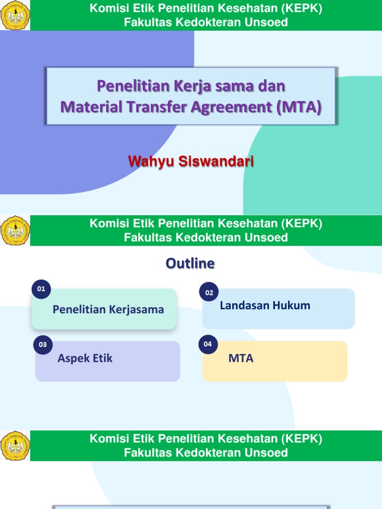 MTA dalam Penelitian Kerjasama Kesehatan | PDF | Sains & Matematika