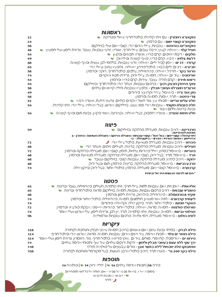 Combined Food Menu Bilingual - Mambo Milano 17072022 | PDF