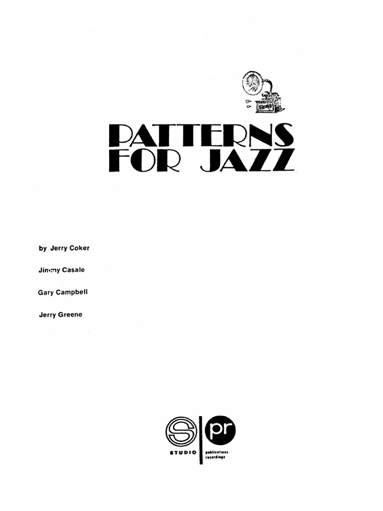 Jerry Coker - Patterns For Jazz | PDF