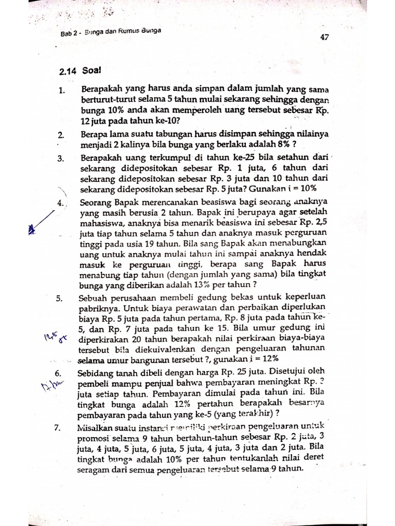 Soal Bab 2 Dan 3 | PDF