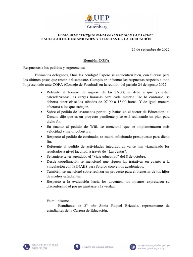 Respuestas N°2 - COFA - 2022 | PDF