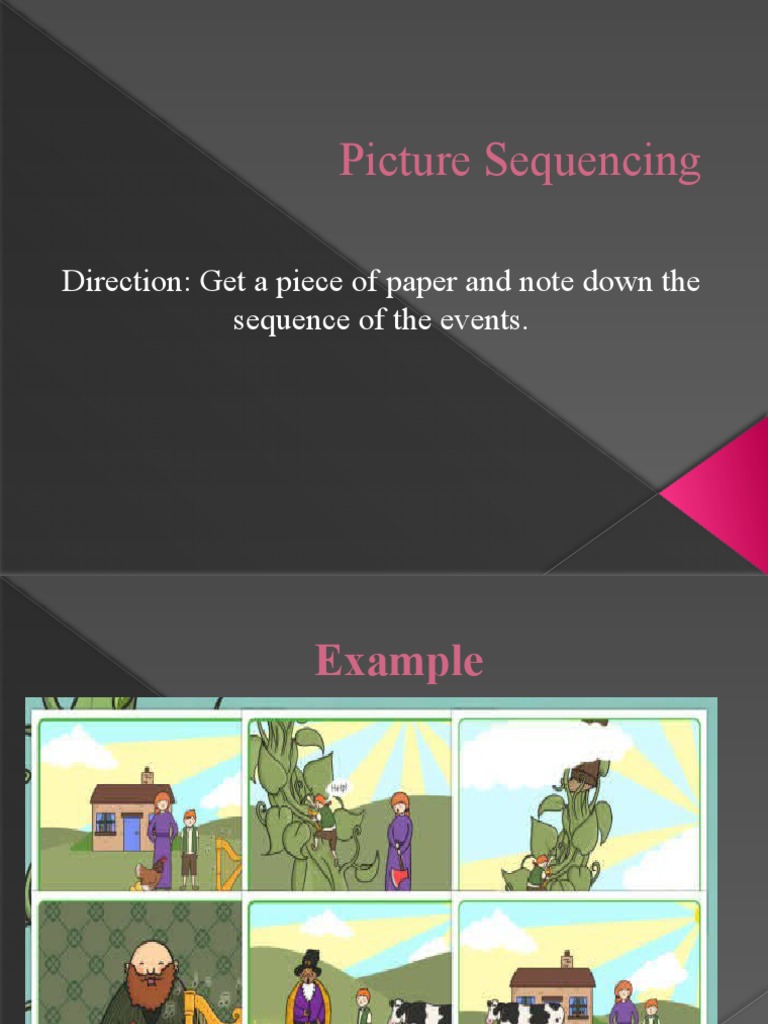 Picture Sequencing | PDF