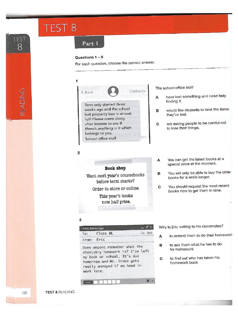 505 - 1 - Practice Tests Plus. Test 8 | PDF