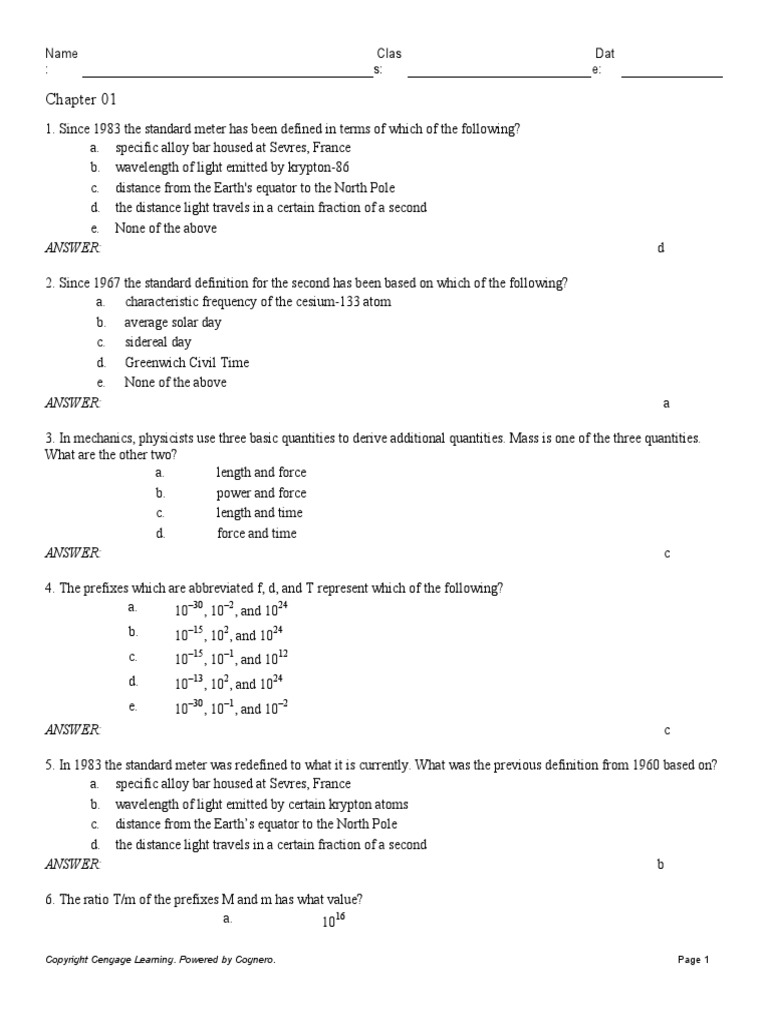 Chapter 01 | PDF | Significant Figures | Proton