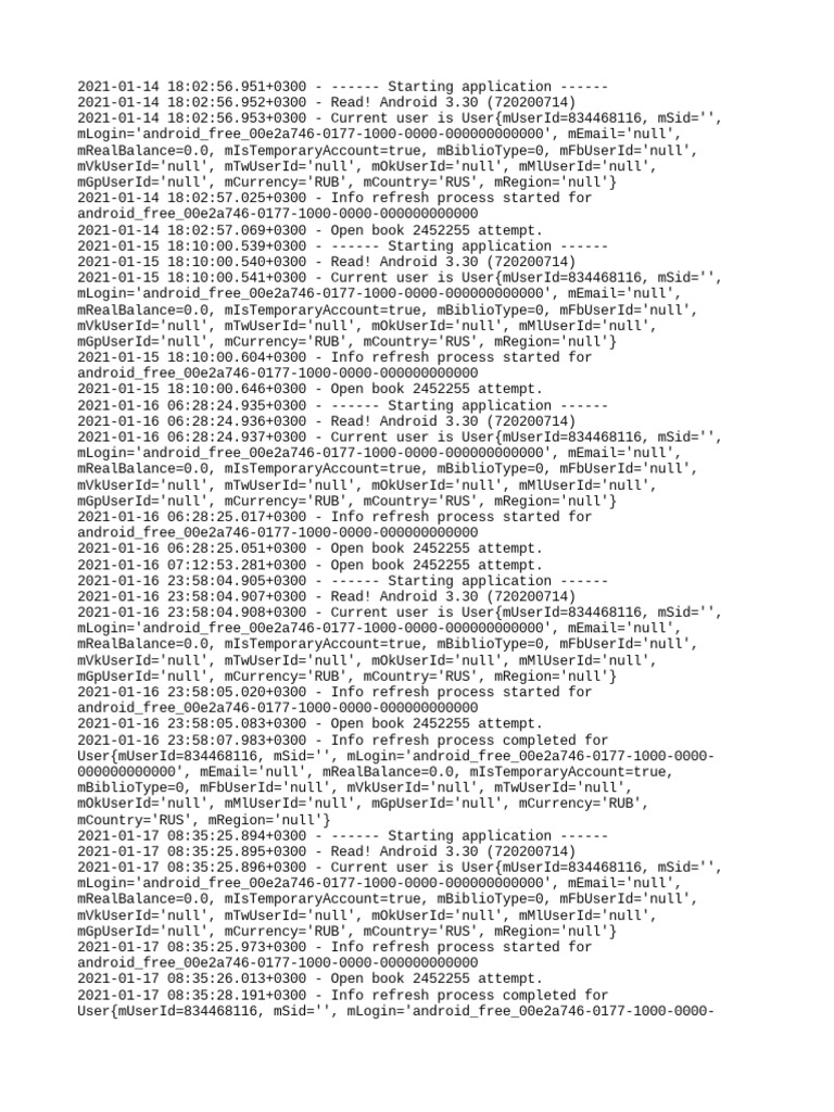 Debug Log | PDF | Login | Multimedia Debug Log | PDF | Login | Multimedia