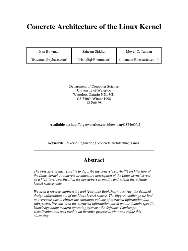 Linux Architecture - 1 | PDF | File System | Kernel (Operating System)