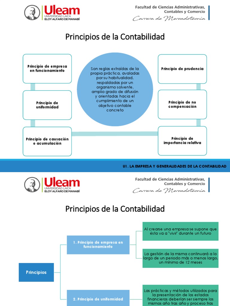 Principios Contables y NIC/NIIF | PDF | normas internacionales de ...