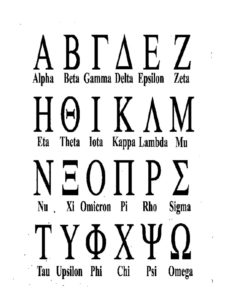 alfabeto griego | PDF