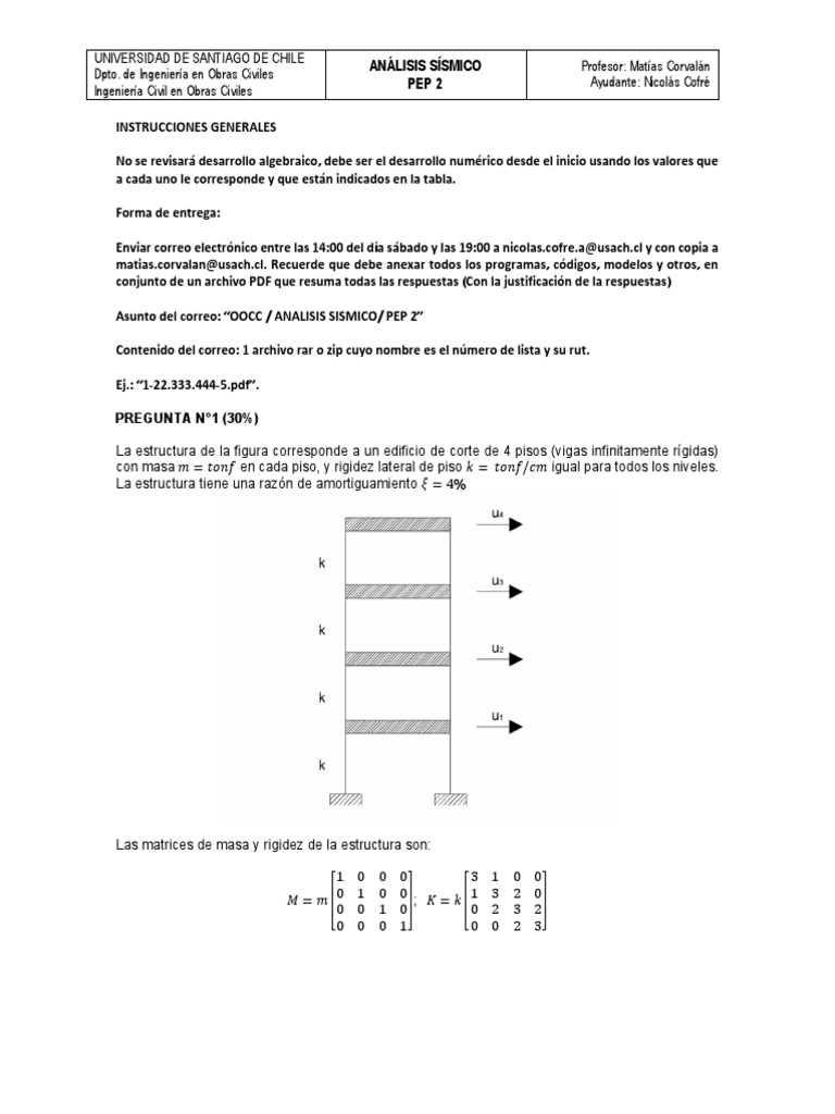 Pep 2 (Diurno) | PDF | Ingeniería