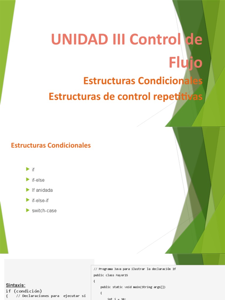 Condicionales en Java: Estructuras y Ejemplos | PDF | Java (lenguaje de ...