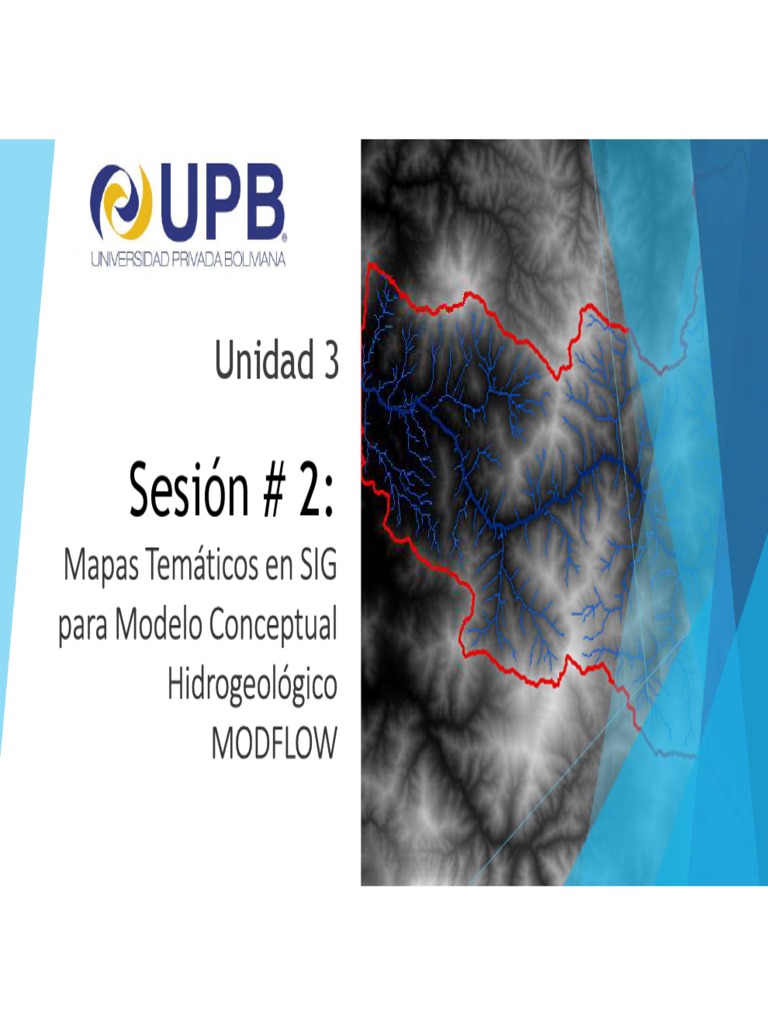 Mapas Temáticos en SIG para Modelo Conceptual Hidrogeológico MODFLOW | PDF | Agua subterránea ...