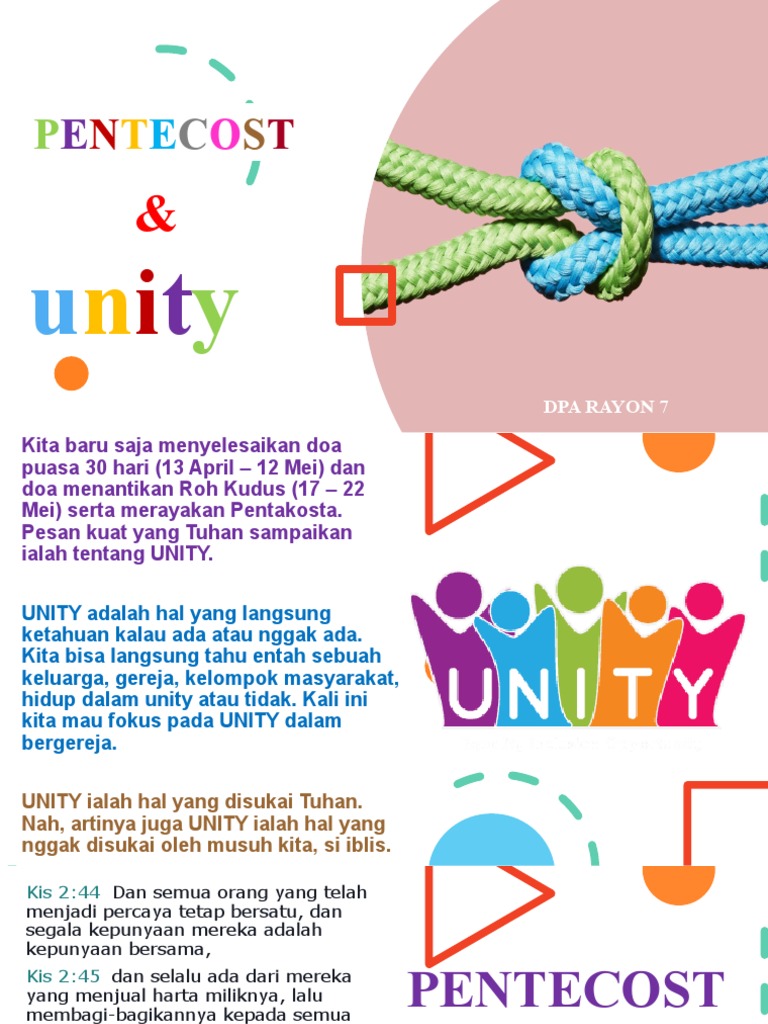Arti dan Pentingnya Unity dalam Gereja | PDF | Karier & Perkembangan ...