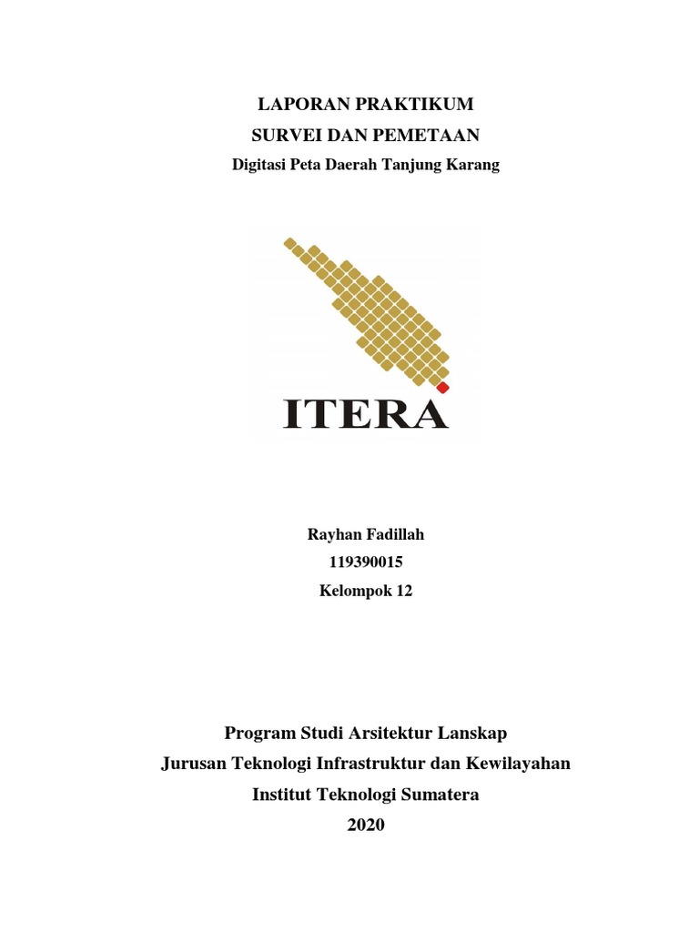 Rayhan - Kelompok 12 - Laporan Digitasi Peta | PDF Rayhan - Kelompok 12 - Laporan Digitasi Peta | PDF