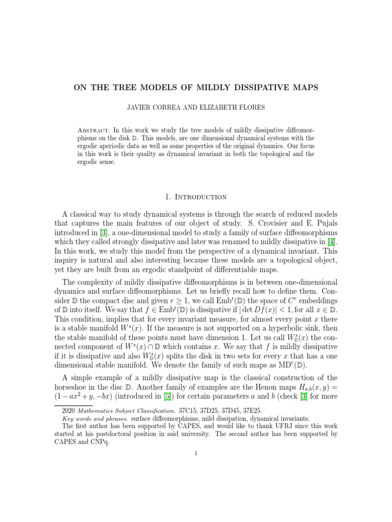 Three Models | PDF | Dynamical System | Manifold