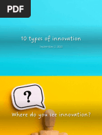 Los 10 Tipos de Innovación de Doblin | PDF | Innovación | Marca