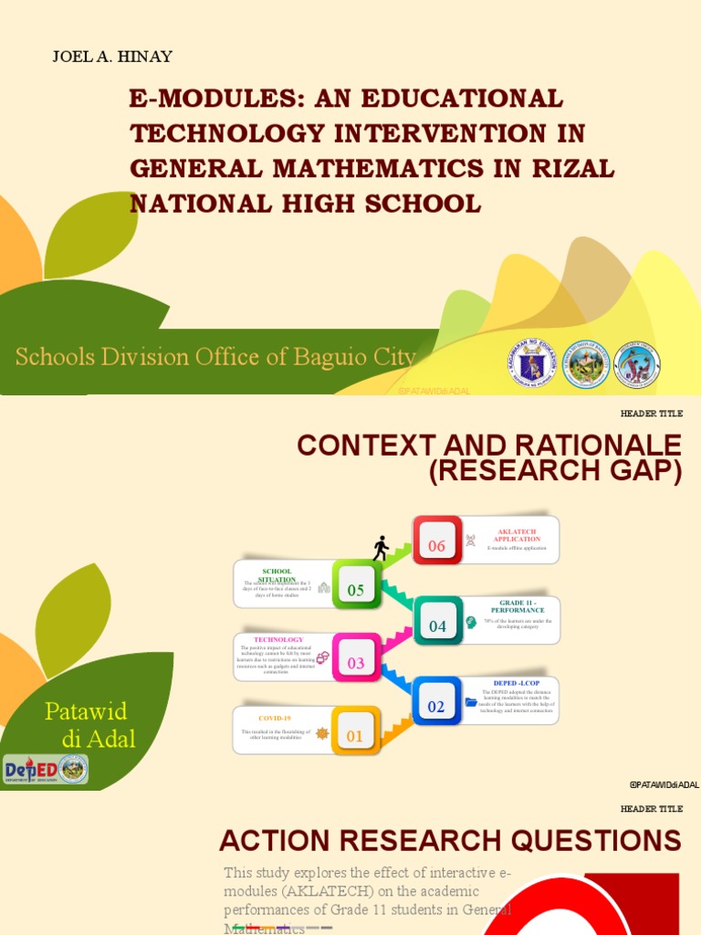 Action Research Presentation Template | PDF