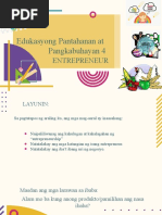 Epp 4 Module (1st Quarter) - Entrep-Ict | PDF