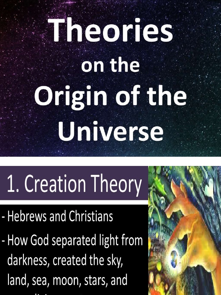 Theories On The Origin of The Universe 127615602 | PDF