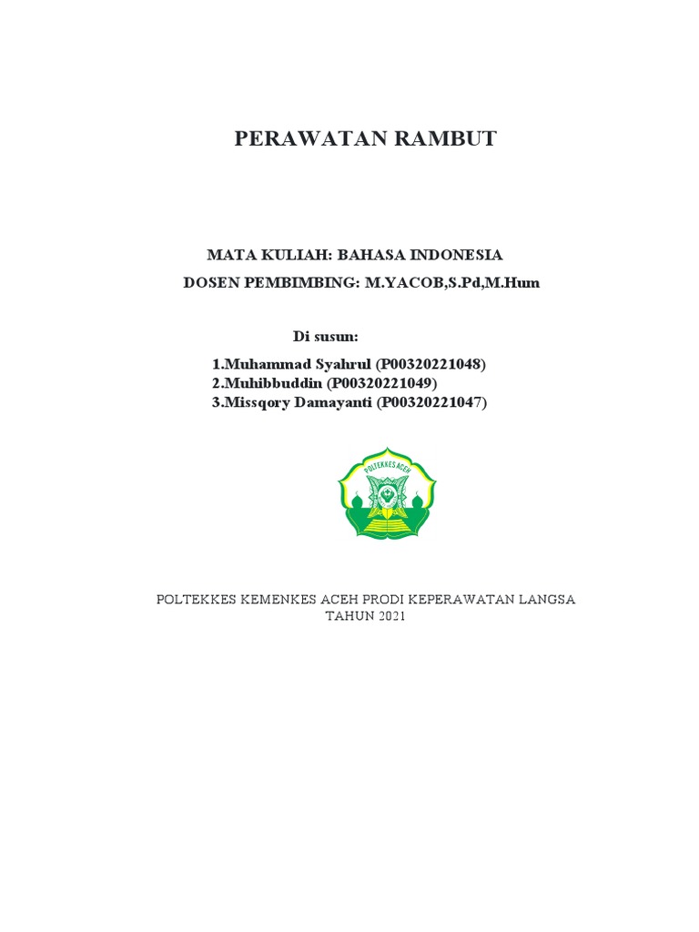 Perawatan Rambut | PDF