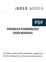 Probuds V2 Earbuds Manual | PDF | Headphones