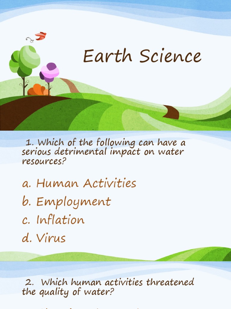 Human Impact on Water Quality | PDF | Water | Water Resources