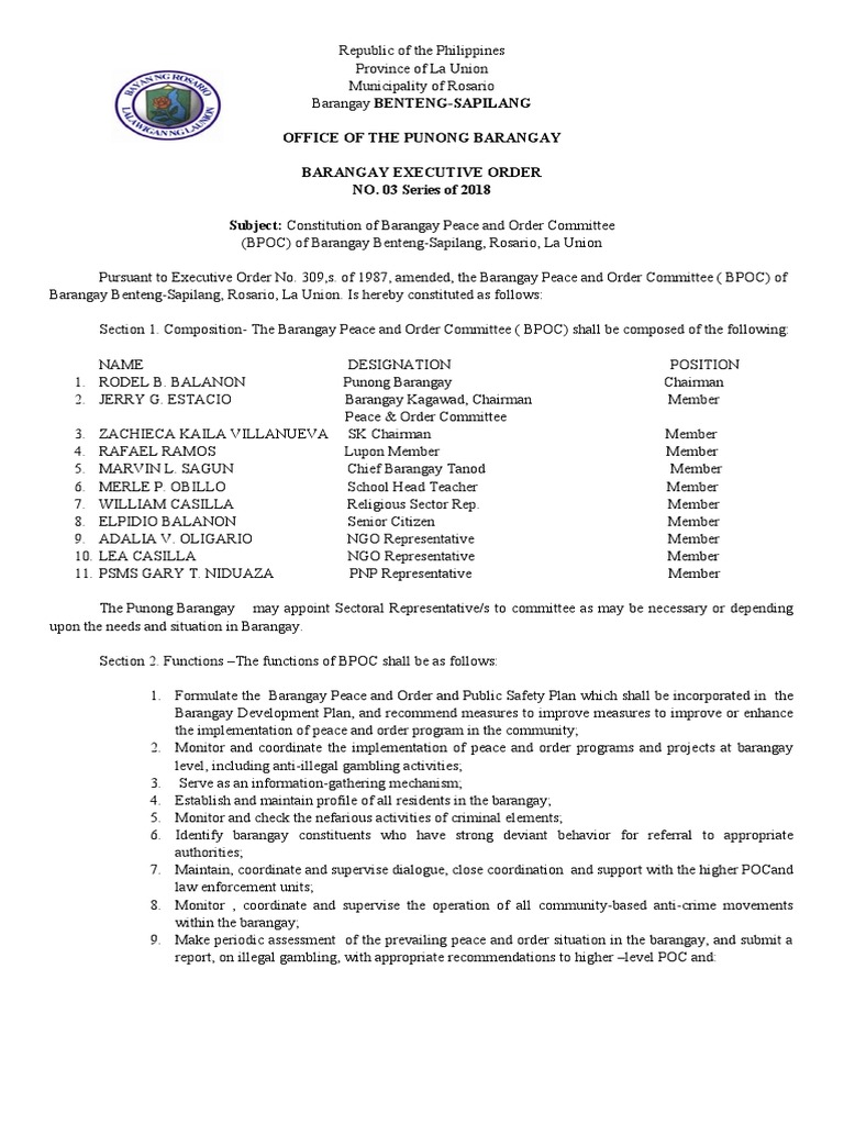 Bpoc Eo | PDF | Public Law | Justice