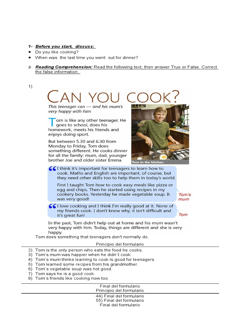 Can Do You Cook | PDF