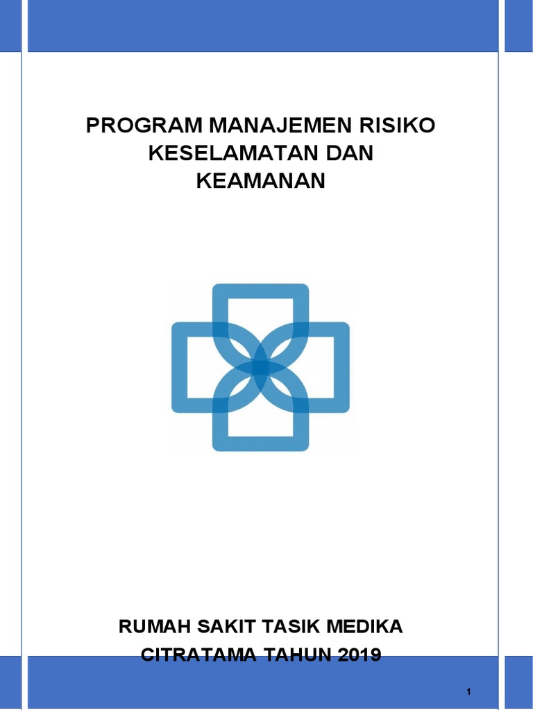 Program Manajemen Risiko Keselamatan Dan | PDF