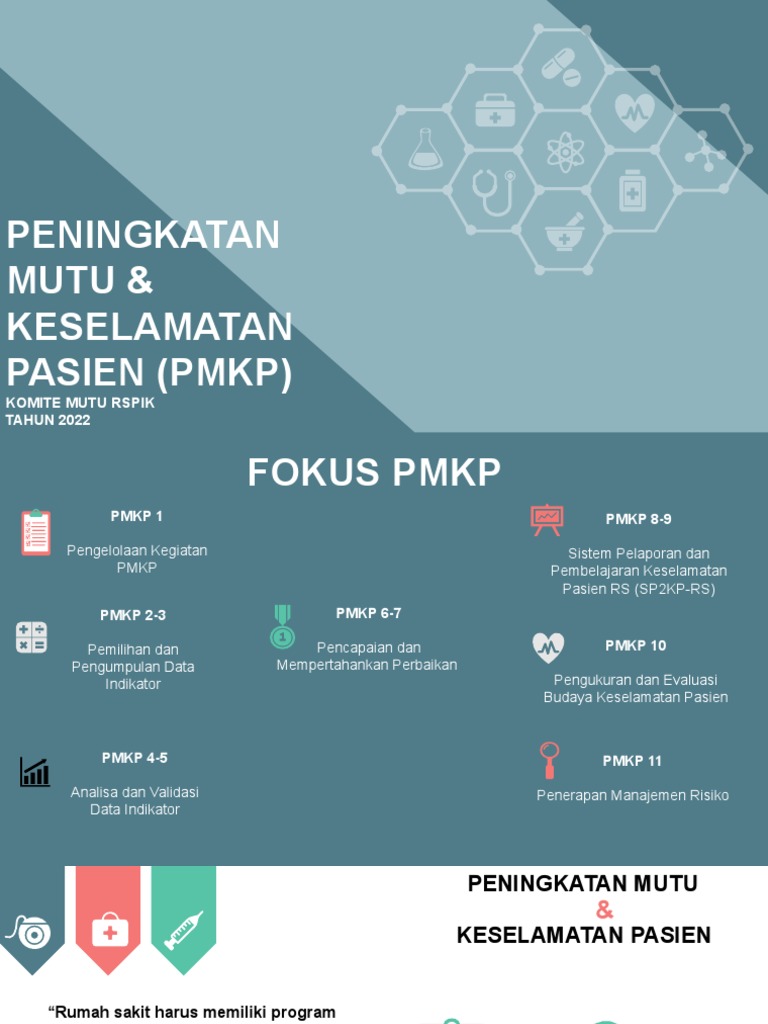 Materi Peningkatan Mutu Dan Keselamatan Pasien (PMKP) 2022-1 | PDF | Bisnis