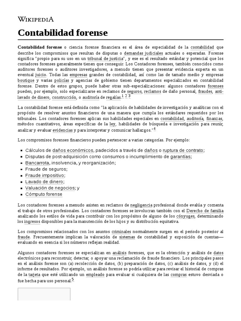 Contabilidad Forense | PDF | Criminología | Gestión de tecnología de la ...