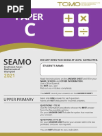 SASMO Sample Paper and Syllabus 1 | PDF | Mathematics | Statistics