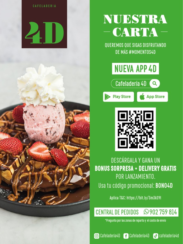 Carta Salon 4d | PDF | Té | Pasteles