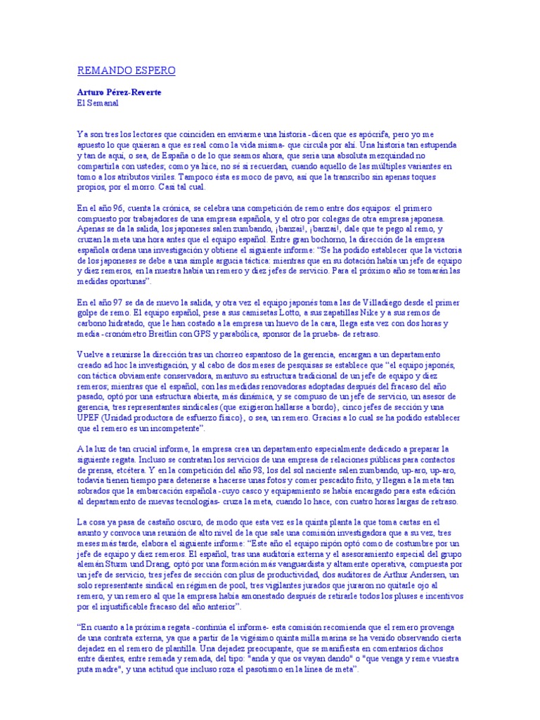 Remando Espero | PDF | Remo | España