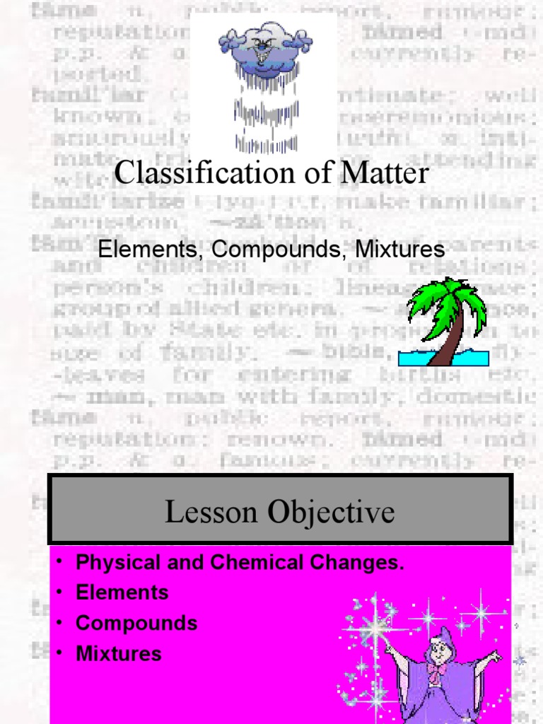Elements, Compounds, & Mixtures | PDF | Chemical Compounds | Chemical ...