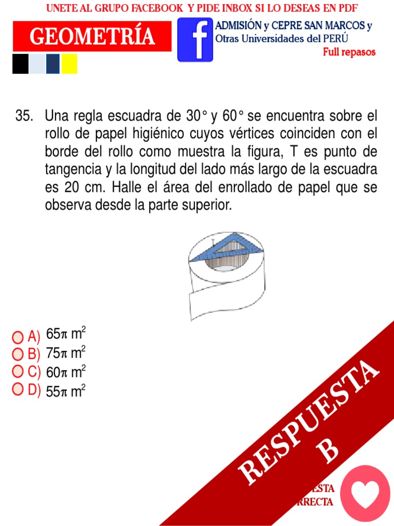 GEOMETRÍA Y TRIGONOMETRÍA: REPASO COMPLETO CON RESPUESTAS | PDF ...