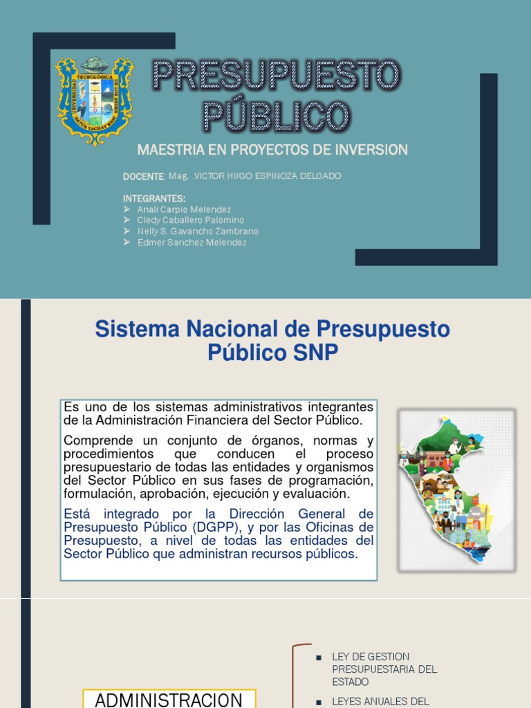 3 Presupuesto público | PDF | Presupuesto | Presupuesto del gobierno